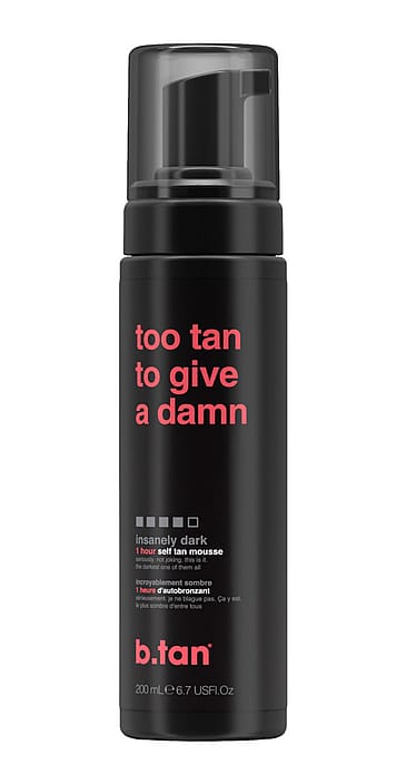 Køb 1 Hour Self Tan Mousse Too Tan To Give A Damn fra b.tan - Matas