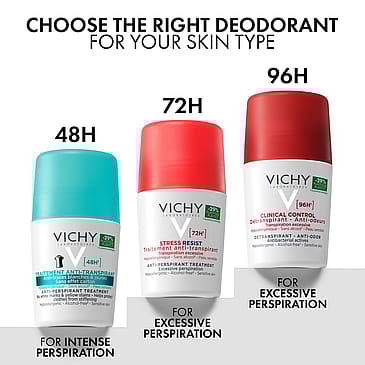Køb Anti-trace Antiperspirant Deodorant Roll-On 48T 50 ml fra Vichy - Matas