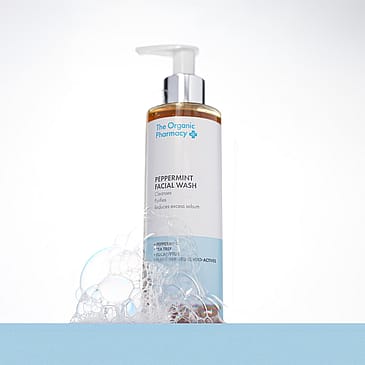 Køb Peppermint Facial Wash 200 ml fra The Organic Pharmacy - Matas