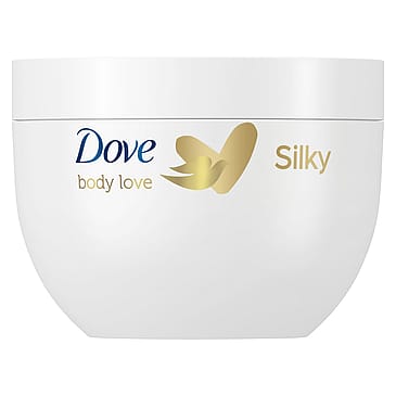 Køb Silky Nourishing Body Cream 300 ml fra Dove - Matas