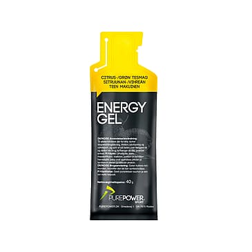 Køb Energy Gel 40 g Citrus/Grøn-Te 40 g fra PurePower - Matas