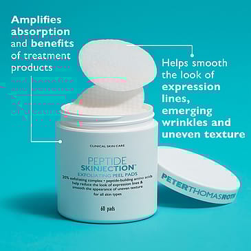 Køb Peptide Skinjection Exfoliating Peel Pads 60 pcs fra Peter Thomas ...