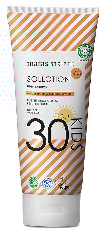 Køb Kids Sollotion SPF 30 Uden Parfume 200 ml fra Matas Striber - Matas