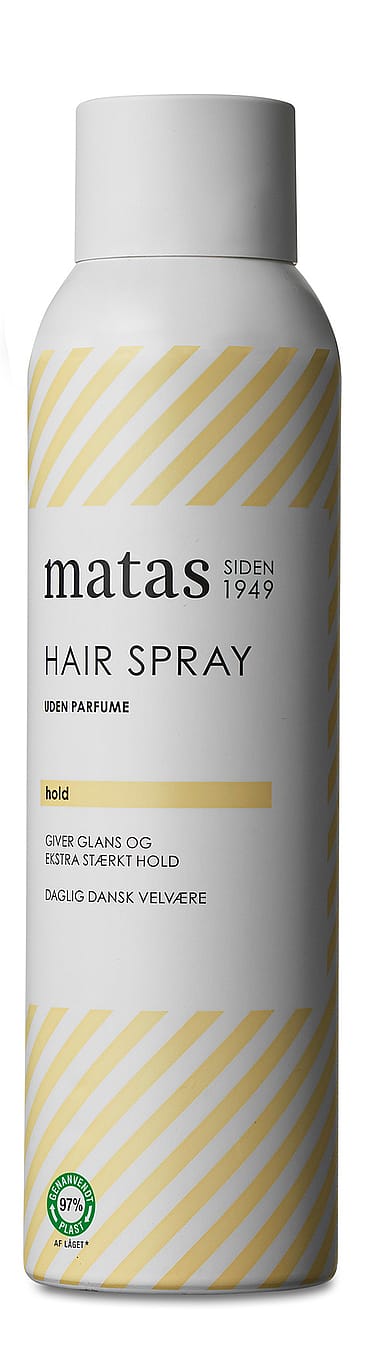 Køb Hair Spray Ekstra Stærk Hold Uden Parfume 150 ml fra Matas Striber ...
