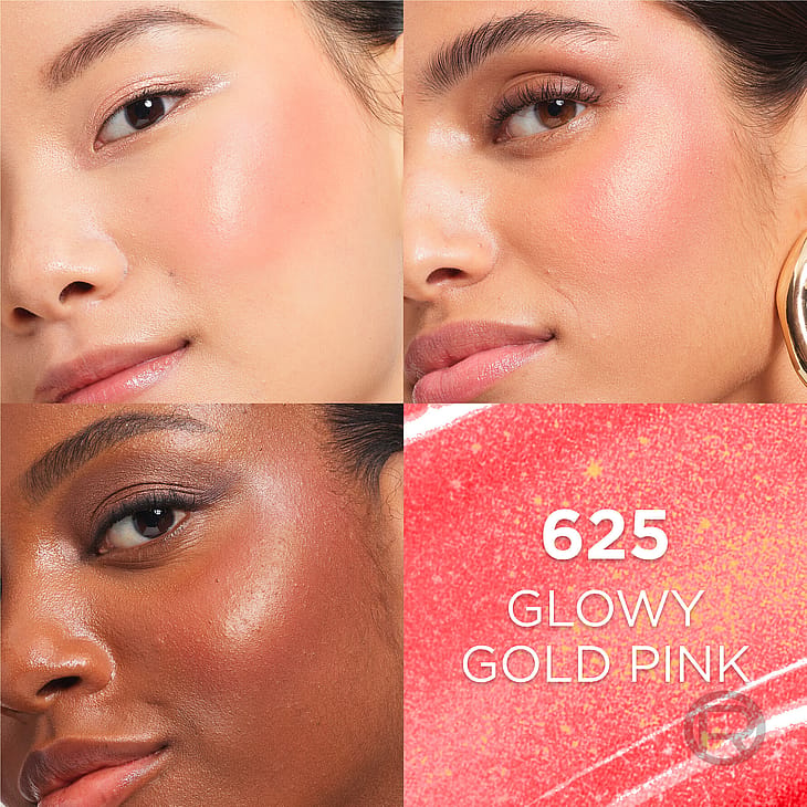 Køb Lumi Le Liquid Blush 625 Glowy Gold Pink fra L'Oréal Paris - Matas