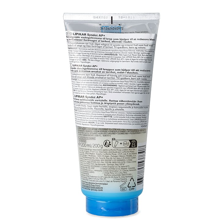 Køb Lipikar Syndet AP+ 200 ml fra La Roche-Posay - Matas
