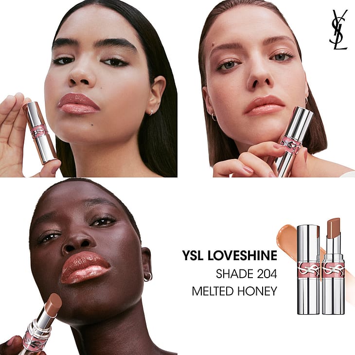 Køb YSL Loveshine Wet Shine Lipstick 205 Nude Shelf fra Yves Saint ...