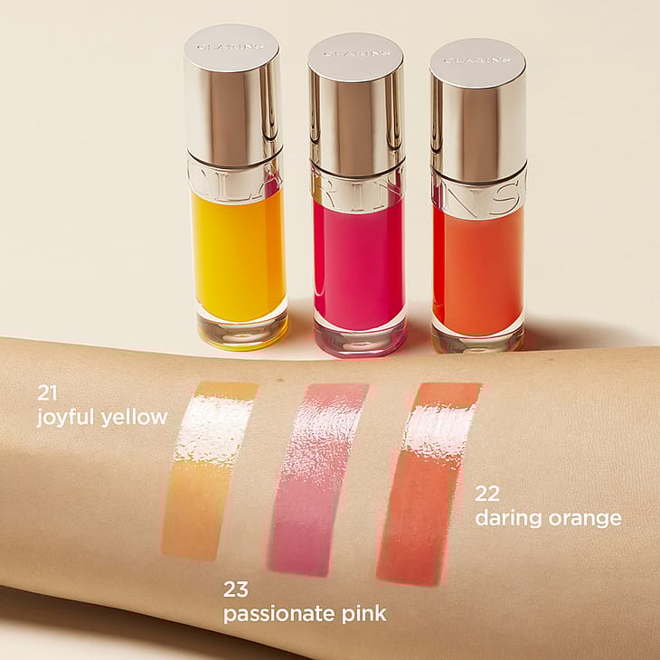 Køb Lip Comfort Oil 21 Joyful Yellow fra Clarins - Matas