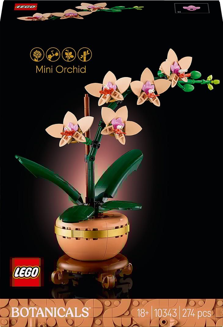 Køb Botanicals Miniorkidé Plantegave 10343 fra Lego - Matas