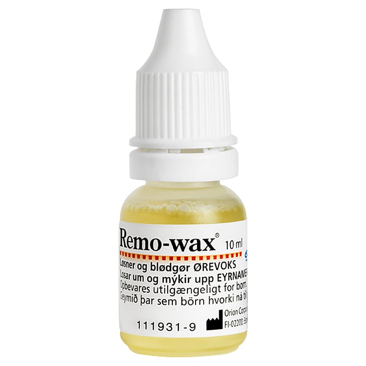 Køb Øredråber m. sprøjte 10 ml fra Remo-wax - Matas