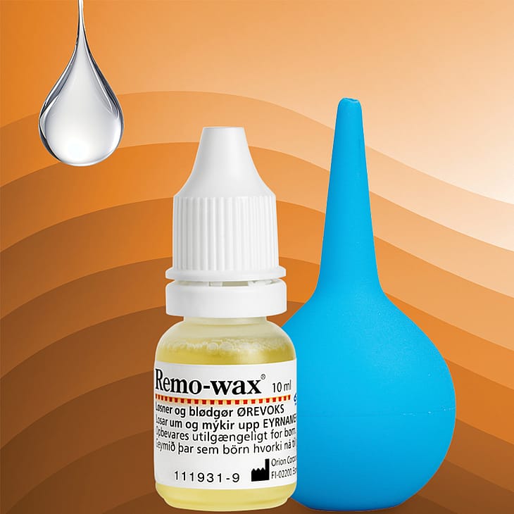 Køb Øredråber m. sprøjte 10 ml fra Remo-wax - Matas