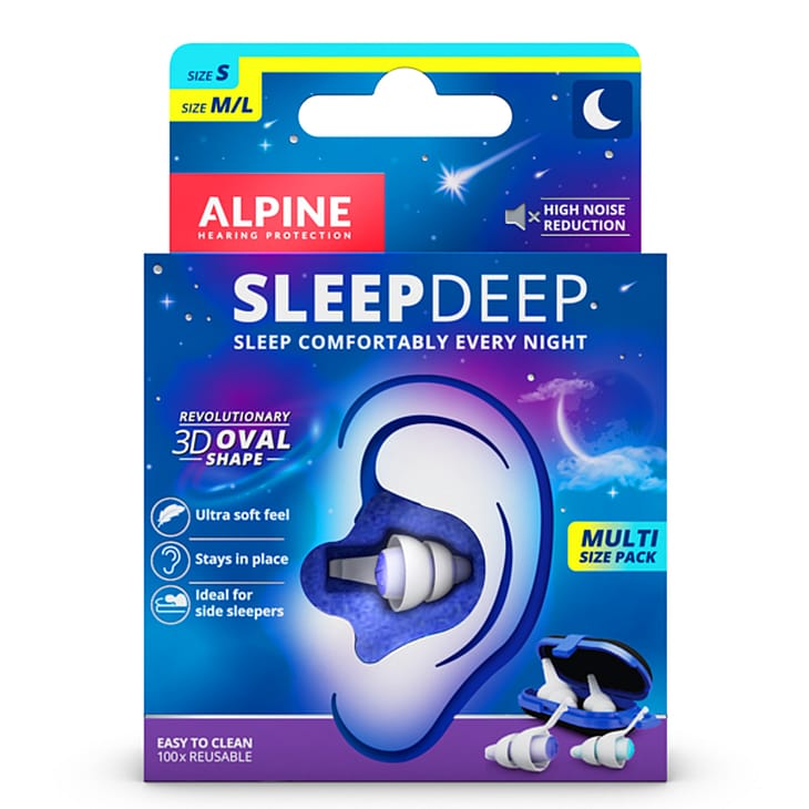 Køb Ørepropper SleepDeep Multi 2x2 stk fra Alpine Hearing Protection ...
