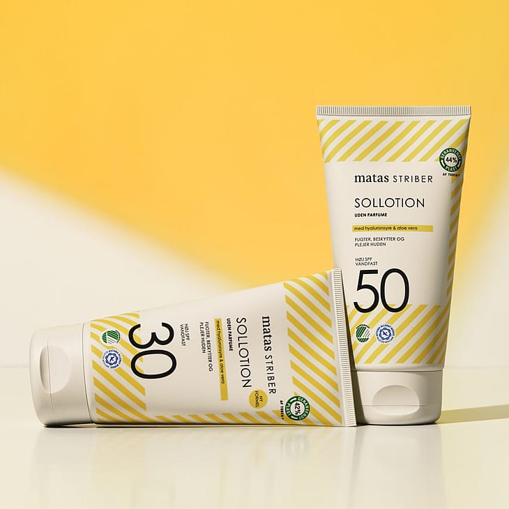 Køb Sollotion SPF 50 Uden Parfume 150 ml fra Matas Striber - Matas