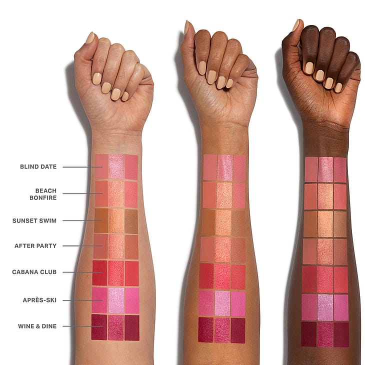 Kjøp Cheek Thrills Multi-Finish Face Trio Beach Bonfire - Morphe - KICKS