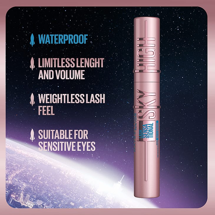 Køb Lash Sensational Sky High Mascara Very Black Waterproof fra ...
