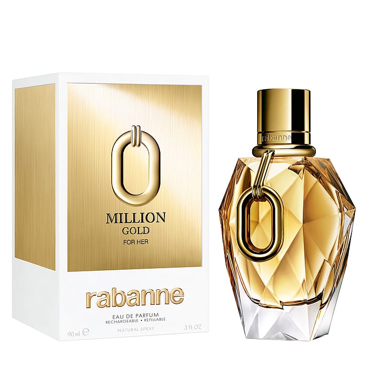 Køb Million Gold for Her Eau de Parfum 90 ml fra Rabanne - Matas