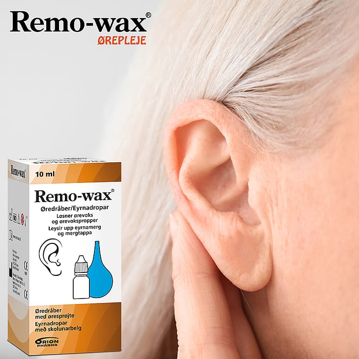Køb Øredråber m. sprøjte 10 ml fra Remo-wax - Matas