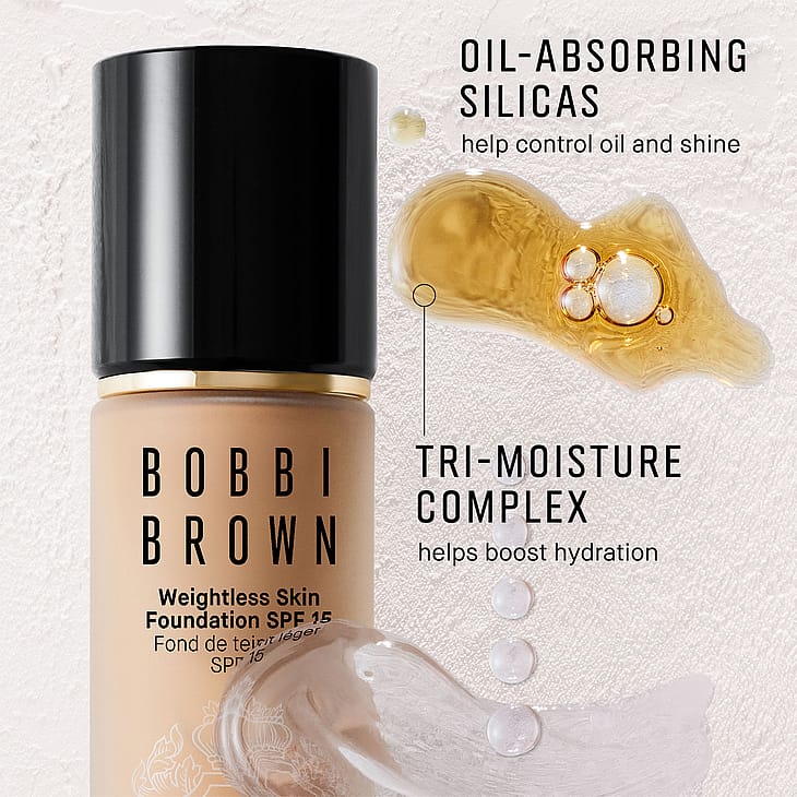 Køb Weightless Skin Foundation SPF15 Neutral Walnut fra Bobbi Brown - Matas