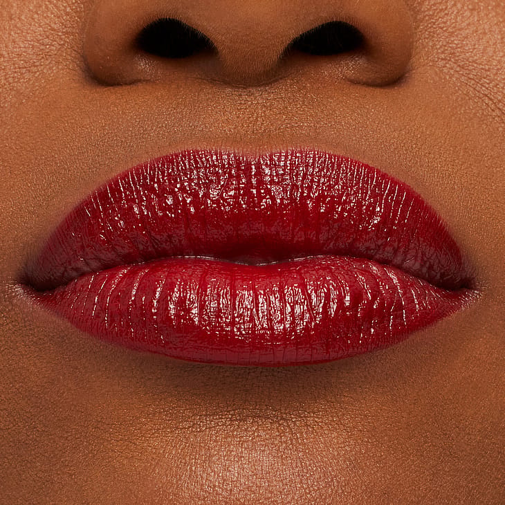Køb Macximal Sleek Satin Lipstick Left on Red fra MAC - Matas