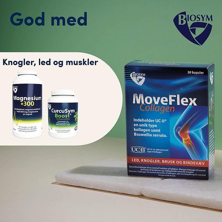 Køb MoveFlex Collagen 60 kaps fra Biosym - Matas