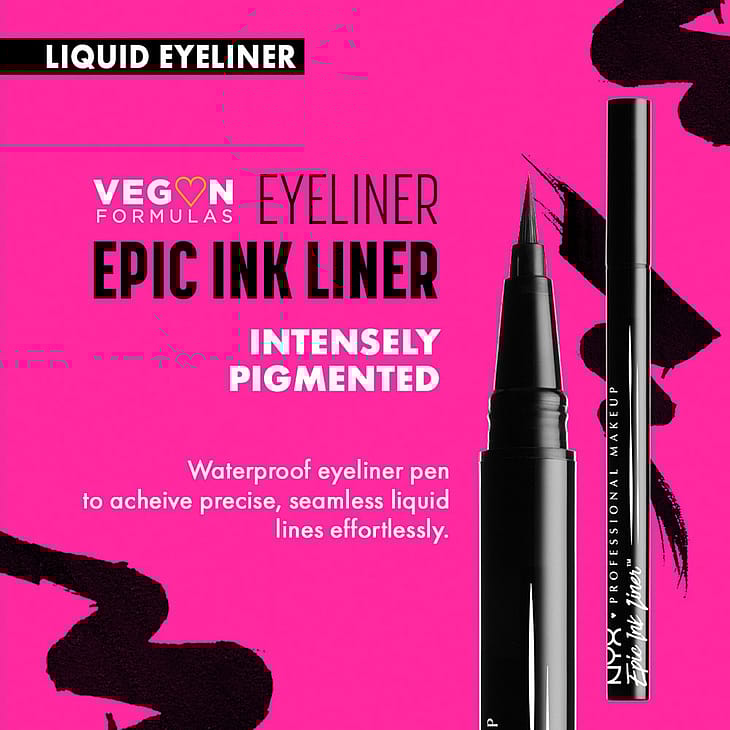 Køb Epic Ink Liner 01 Black fra NYX PROFESSIONAL MAKEUP - Matas