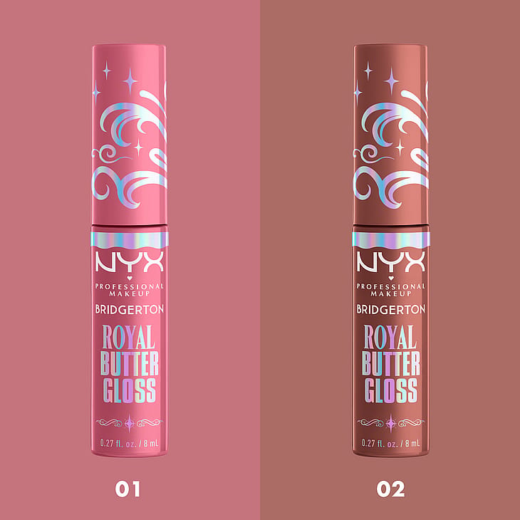Köp Bridgerton Royal Butter Gloss Lipgloss 2 Praline - NYX PROFESSIONAL ...
