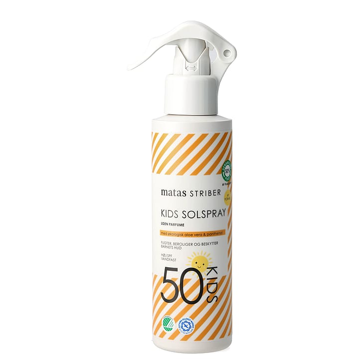 Køb Kids Solspray SPF 50 200 ml fra Matas Striber - Matas