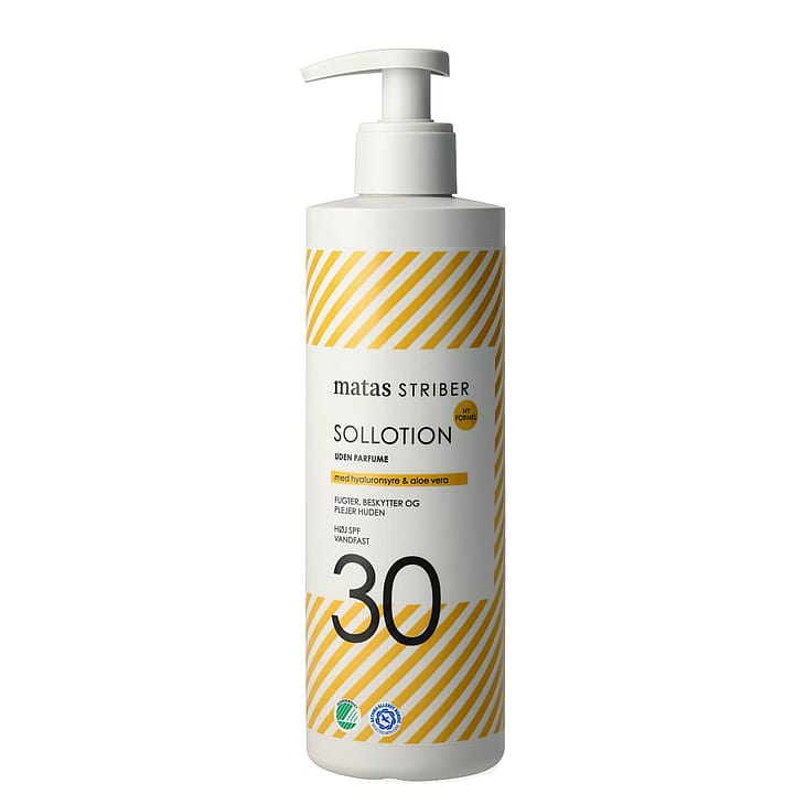 Køb Sollotion SPF 30 Uden Parfume 400 ml fra Matas Striber - Matas