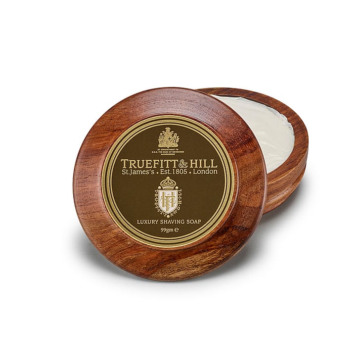 Køb Truefitt & Hill Luxury Shaving Soap in Wooden Bowl 99 g fra ...