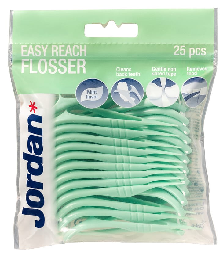 Køb Jordan Easy Reach Floss 25 stk. - Matas
