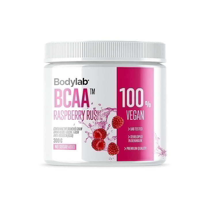 Køb Bodylab BCAA Raspberry Rush 300 g - Matas