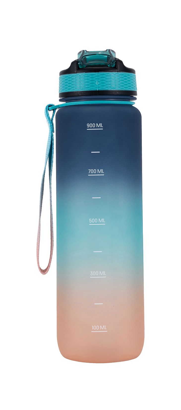 Køb Motivations Vandflaske 900 ml Faded Peach/Blue fra Elevate - Matas