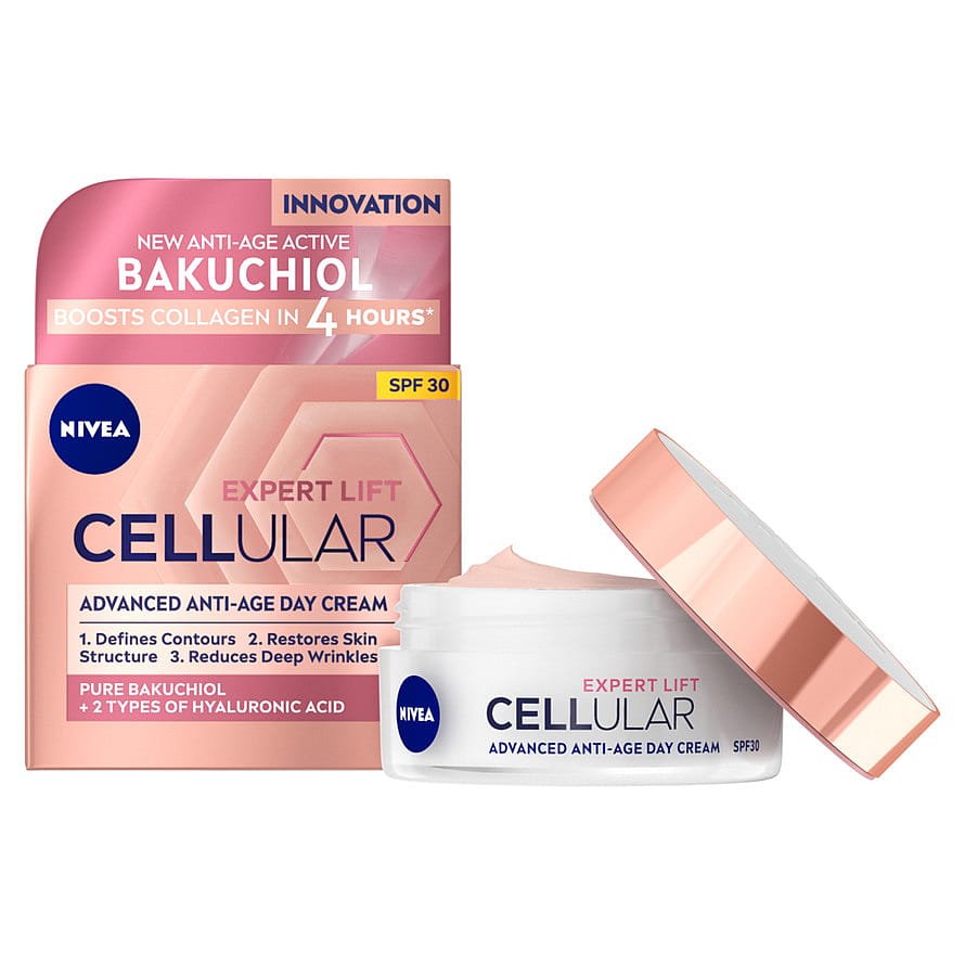 Køb Nivea NIVEA HYALURON CELLULAR FILLER + ELASTICITY-RESHAPE DAY SPF30 ...