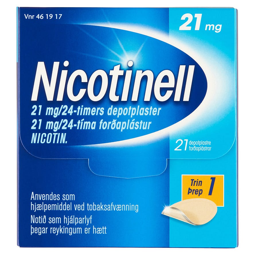 Køb Nicotinell Plaster 21 mg 21 stk - Matas