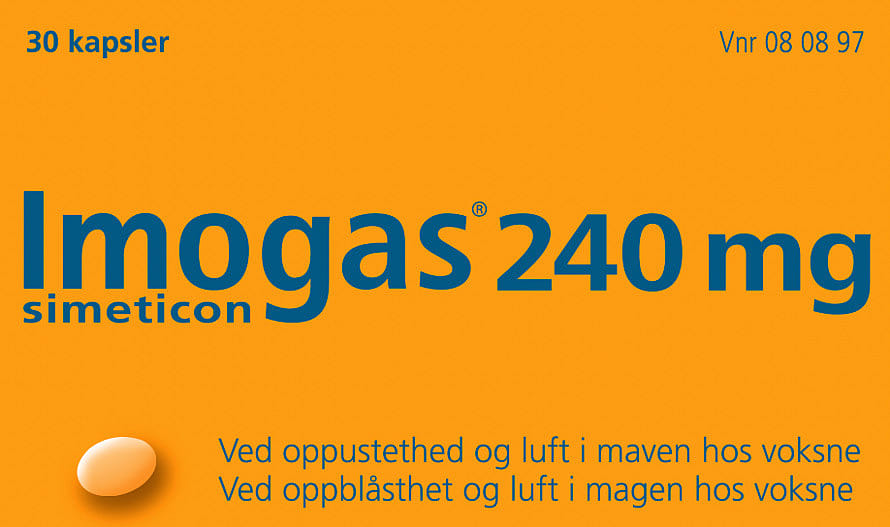 Køb 240 mg kapsler, bløde 30 stk. fra Imogas - Matas