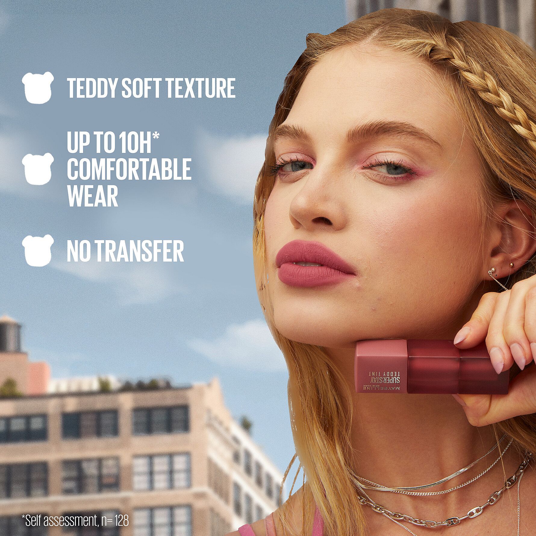 Køb Superstay Teddy Tint 55 Kneehigh fra Maybelline New York - Matas