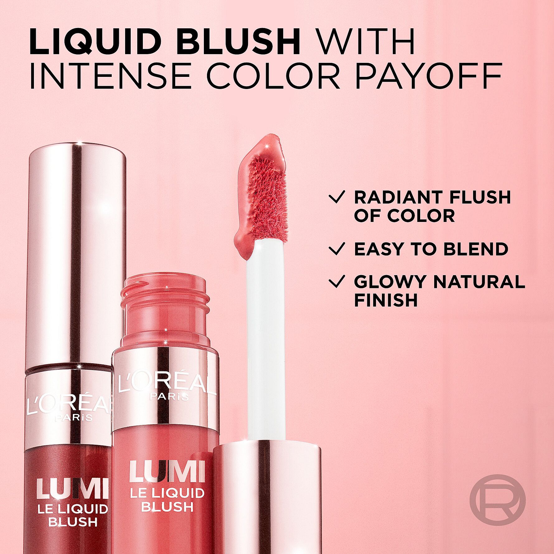 Køb Lumi Le Liquid Blush 625 Glowy Gold Pink fra L'Oréal Paris - Matas