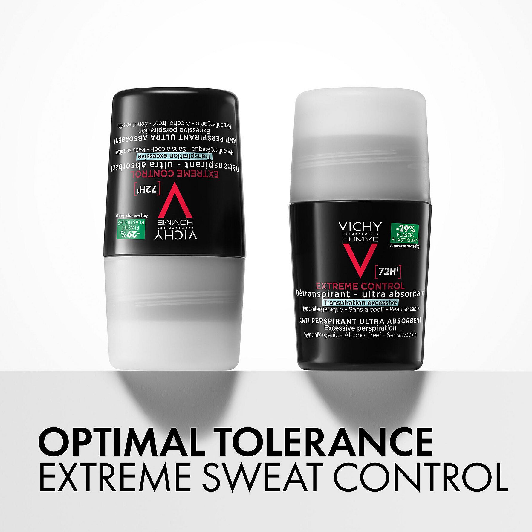 Køb Homme Antiperspirant Deodorant Roll-On 72T 50 ml fra Vichy - Matas