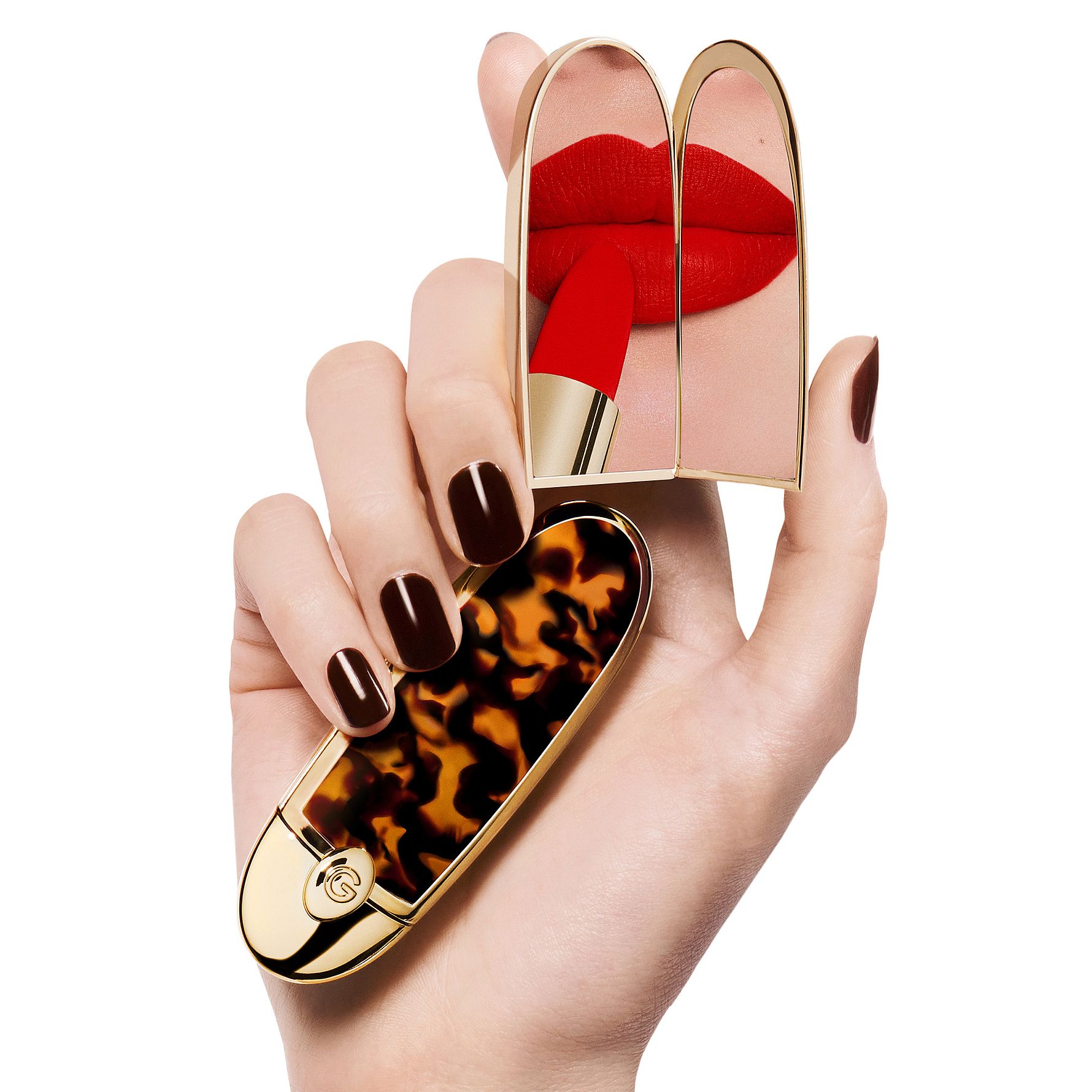 Køb The Double Mirror Case - Rouge G L'Écaille fra GUERLAIN - Matas