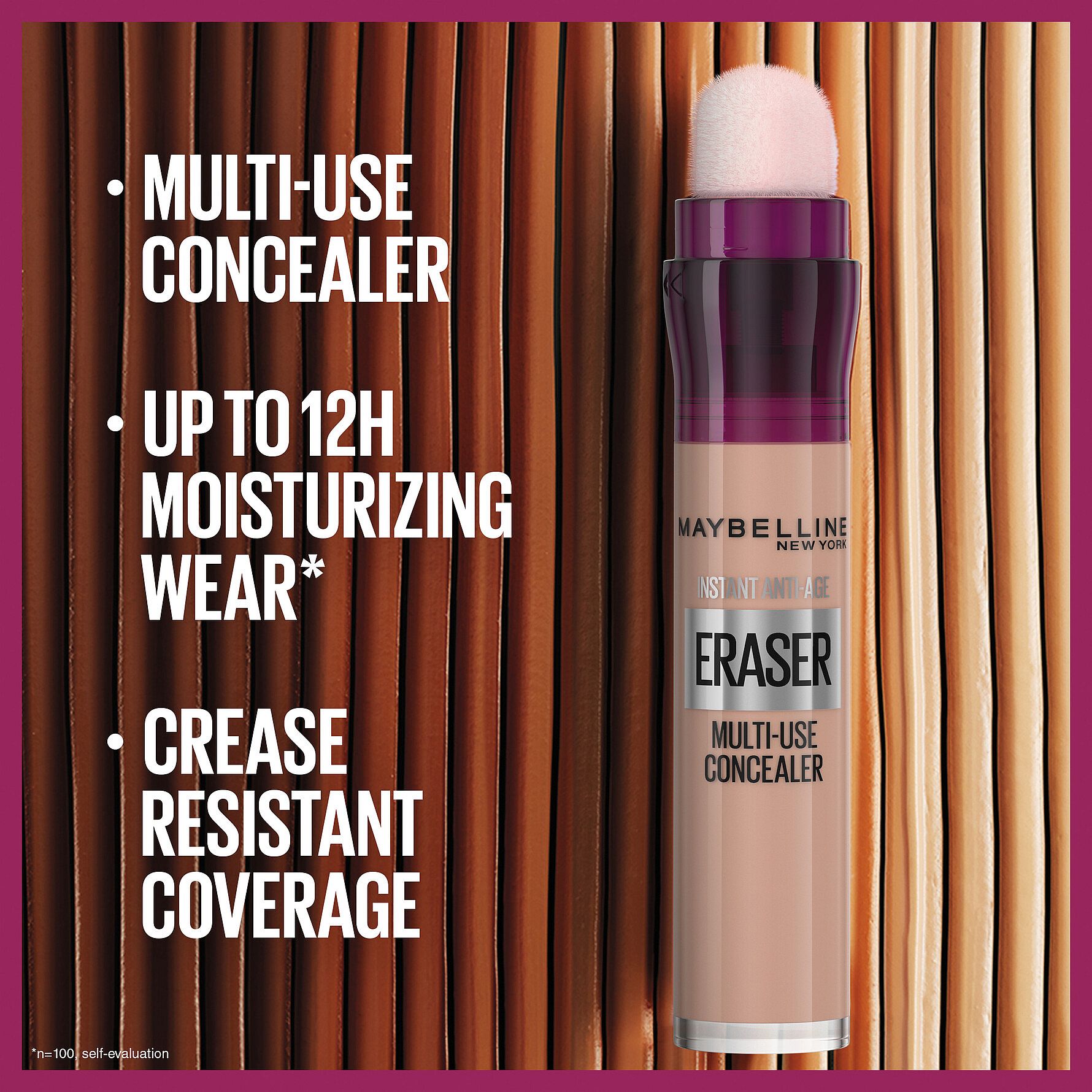 Køb Instant Anti Age Eraser Concealer 1 Light fra Maybelline - Matas