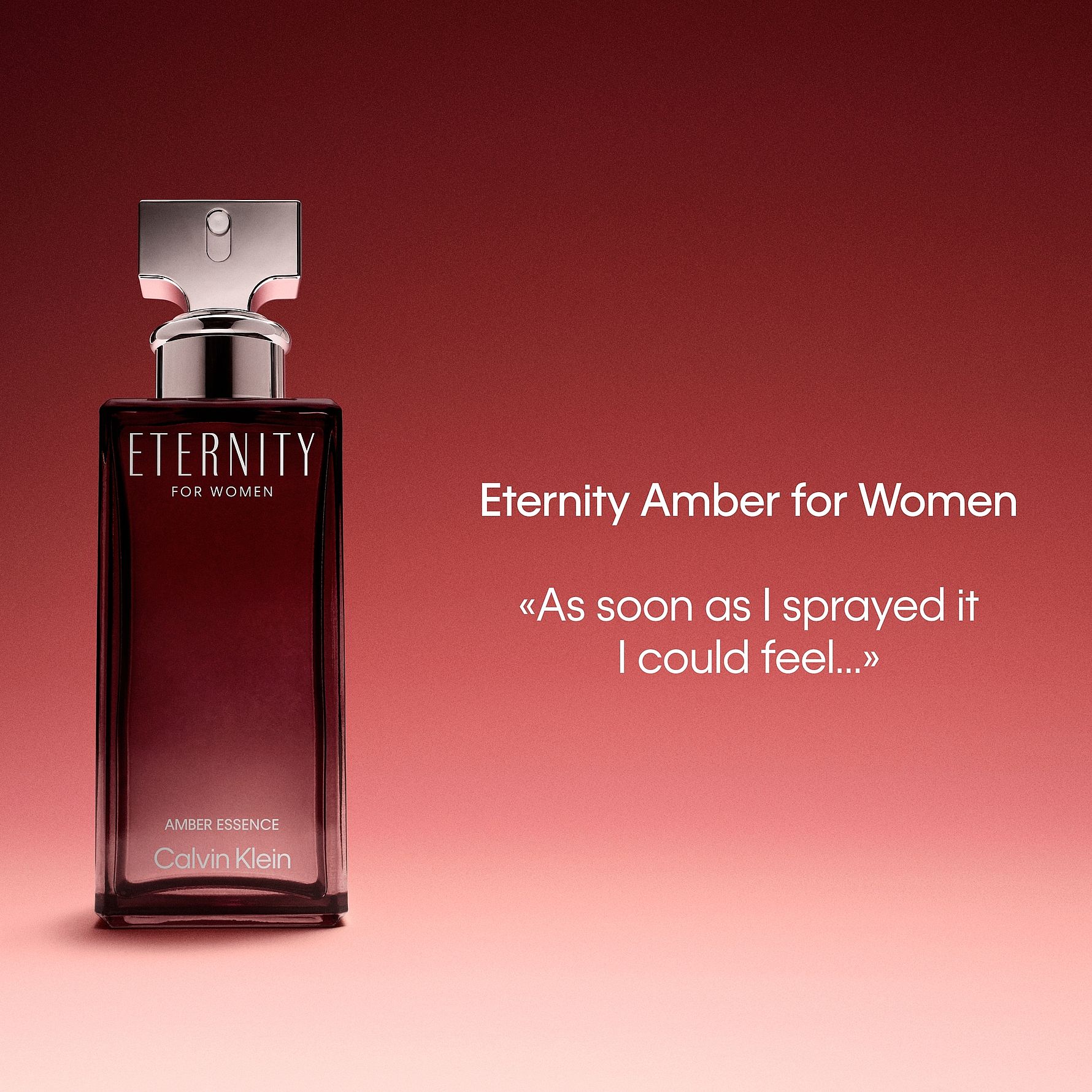 Køb Eternity Woman Amber Essence Eau de Parfum 30 ml fra CALVIN KLEIN ...