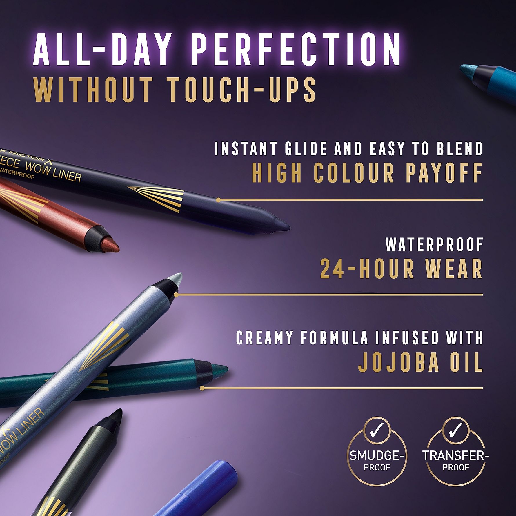 Køb Eyeliner Pencil MP Wow Liner Dark Navy 500 fra Max Factor - Matas