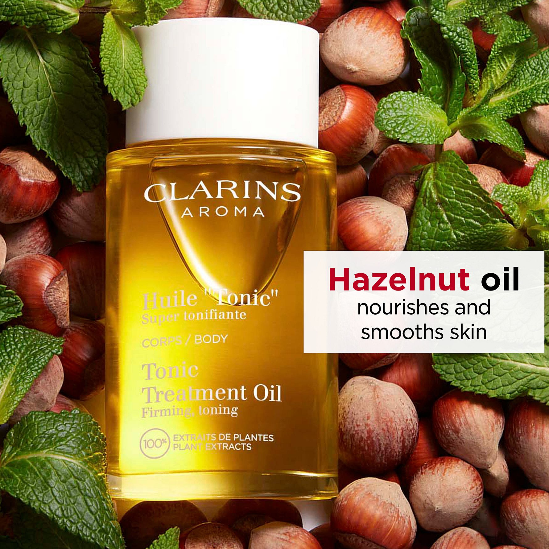 Køb Tonic Body Treatment Oil 100 Ml fra Clarins - Matas