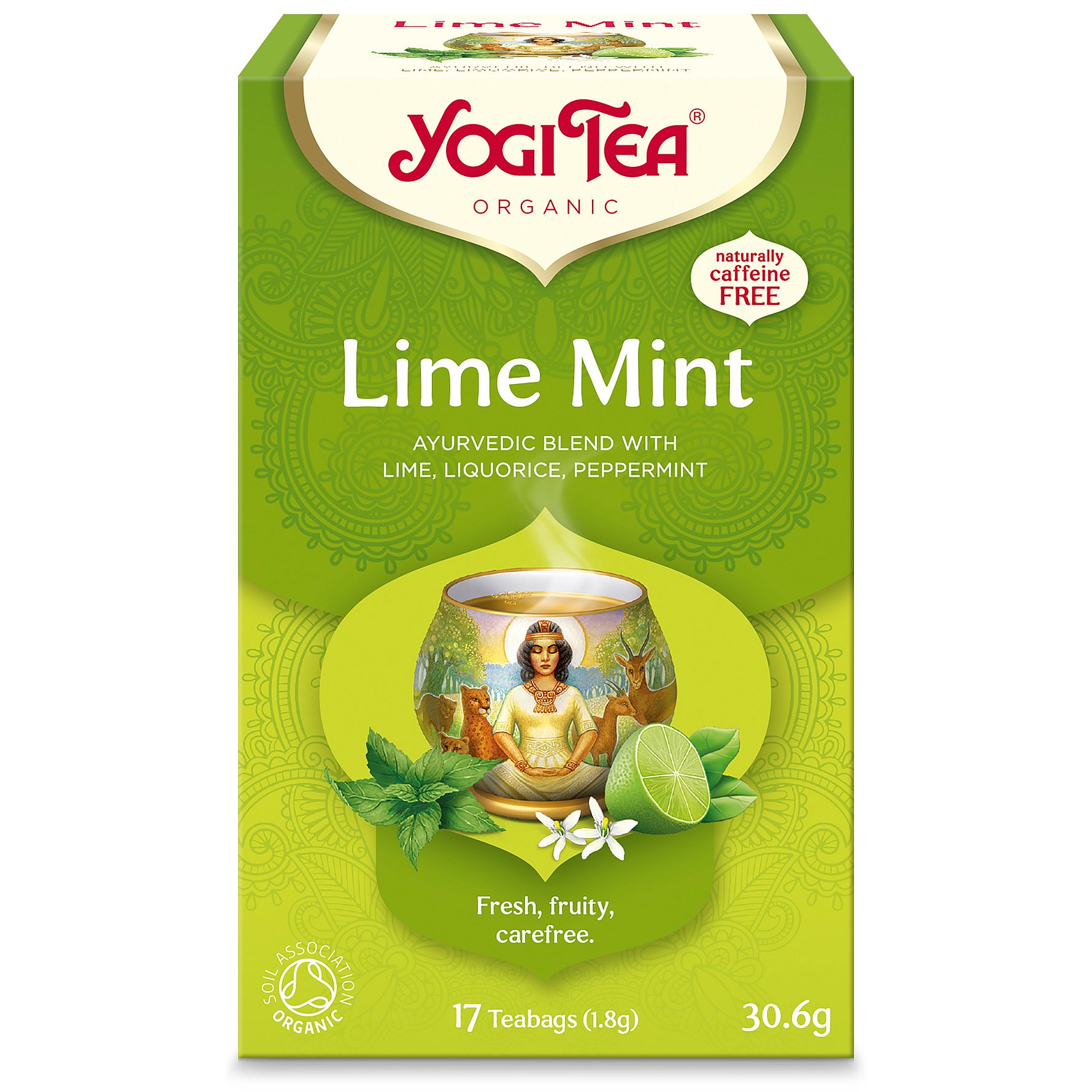 Køb Yogi Tea Lime Mint Ø 17 breve fra Yogi - Matas