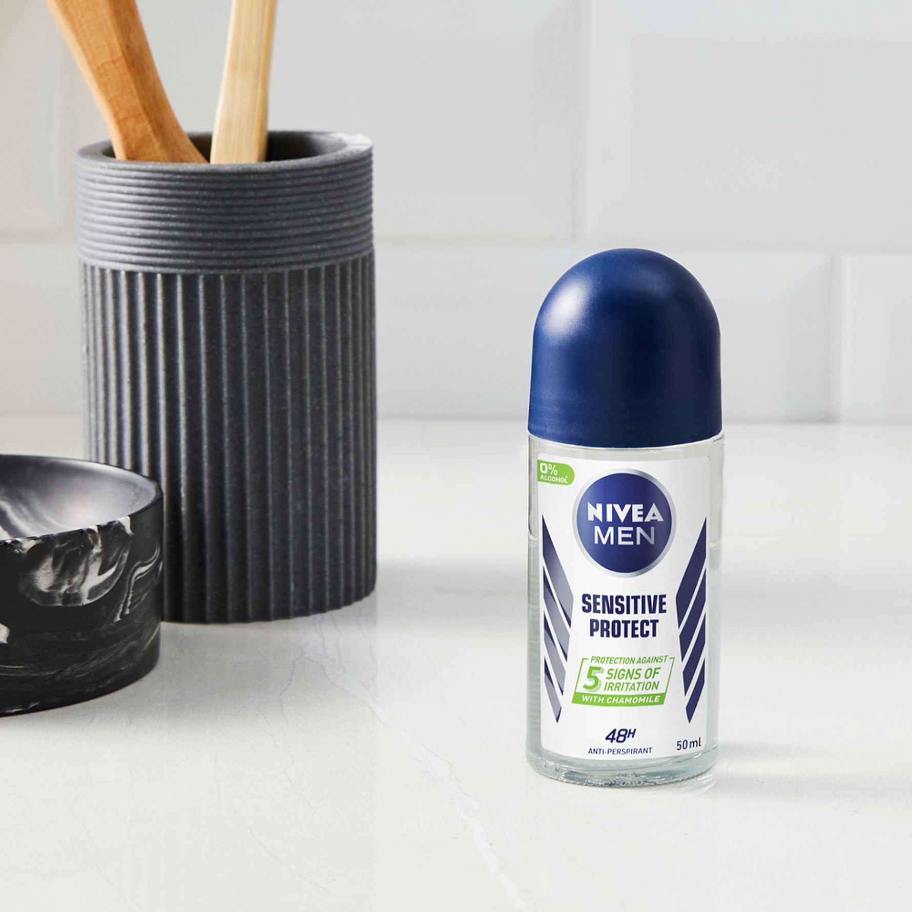 Køb Deo Roll-on Sensitive Protect 48H 50 ml fra NIVEA - Matas