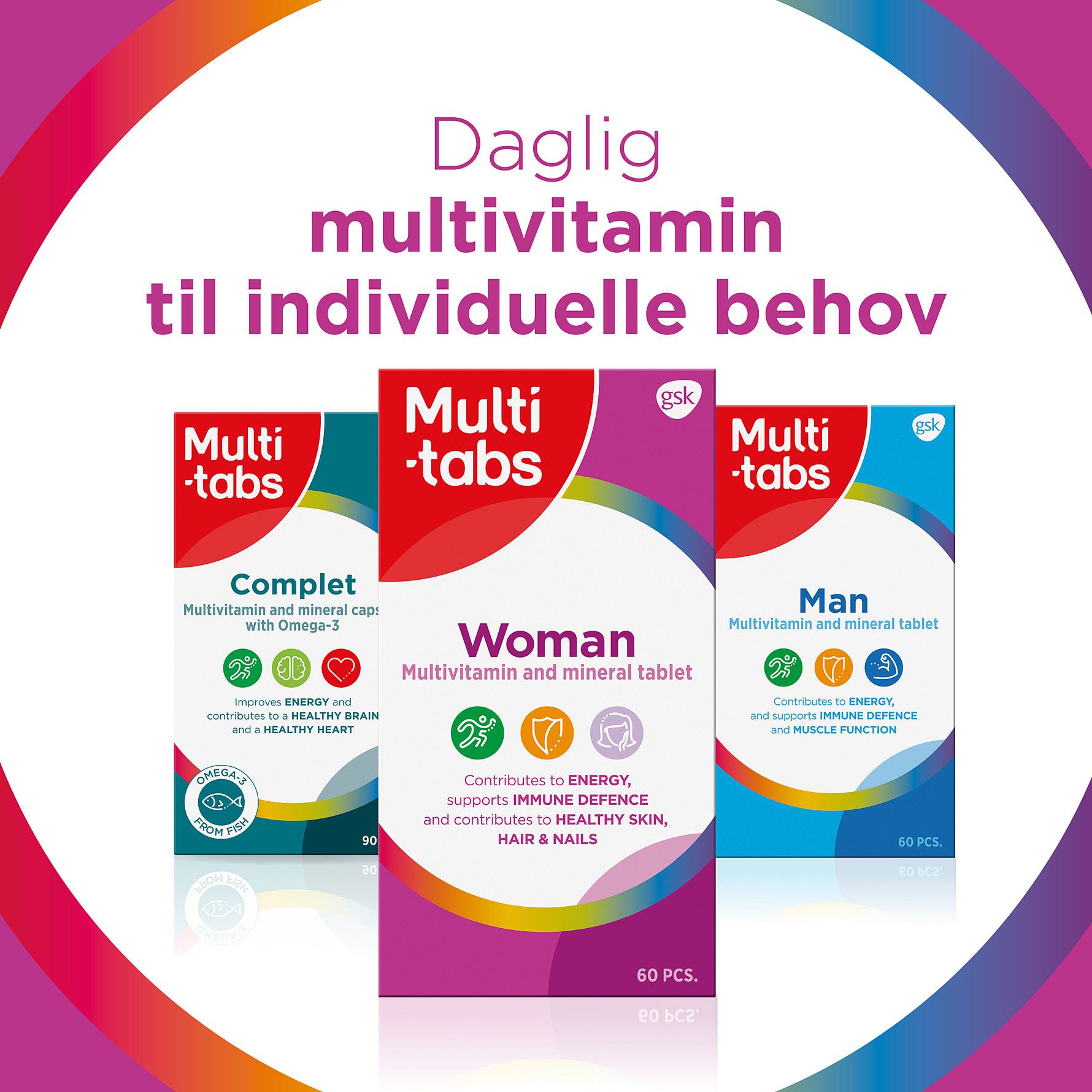 Køb Woman tabletter 60 stk fra Multi-tabs - Matas