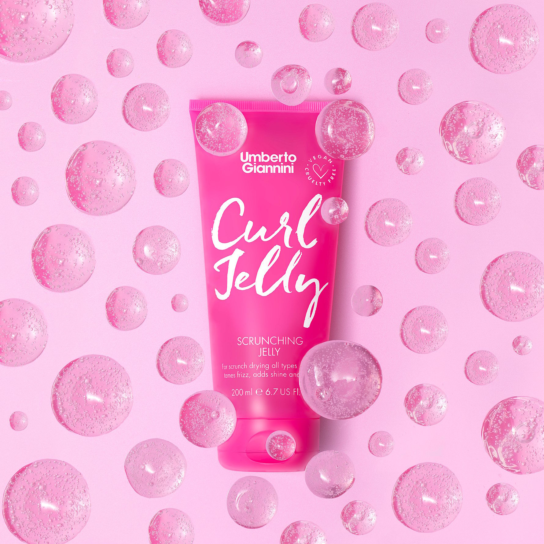 Køb Curl Jelly Scrunching Jelly 200 ml fra Umberto Giannini - Matas