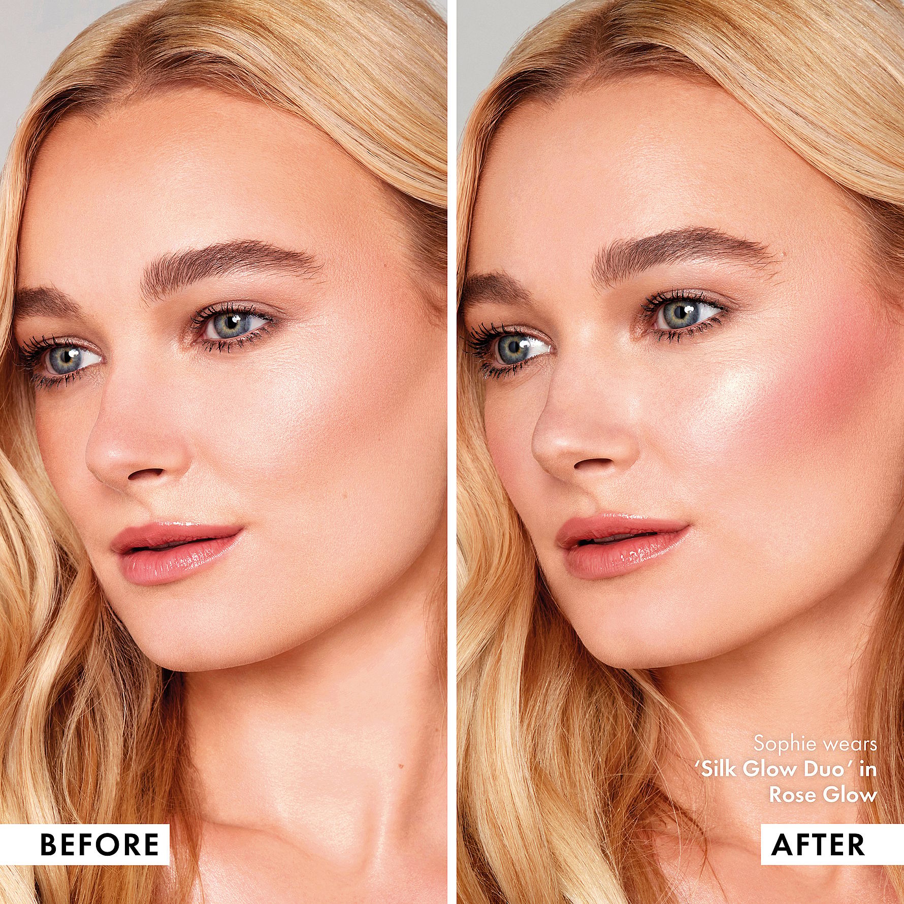 Køb Silk Glow Duo, Blush & Highlighter Rose Glow fra ICONIC LONDON - Matas