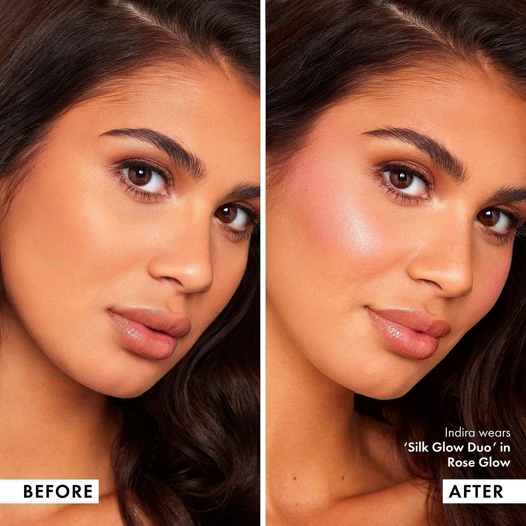 Køb Silk Glow Duo, Blush & Highlighter Rose Glow fra ICONIC LONDON - Matas