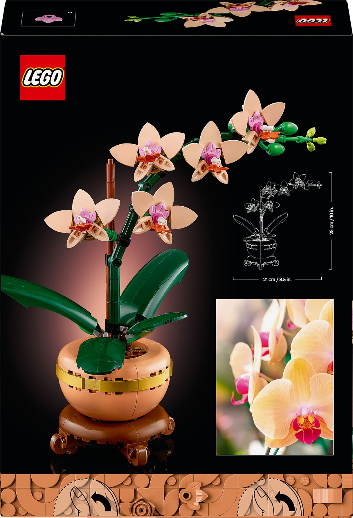 Køb Botanicals Miniorkidé Plantegave 10343 fra Lego - Matas
